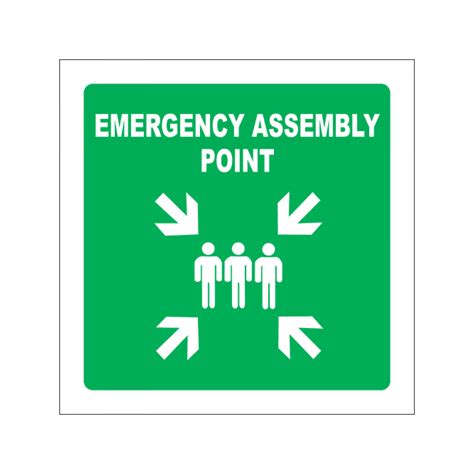 Assembly Point Sign Png