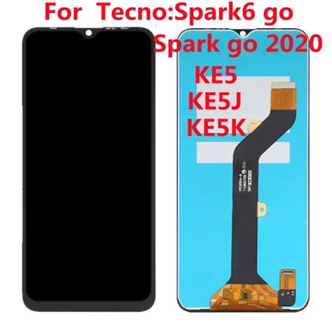 6 52quot สำหรับ Tecno Spark 6 Go จอแสดงผล Spark Go 2020จอแอลซีดีหน้าจอ