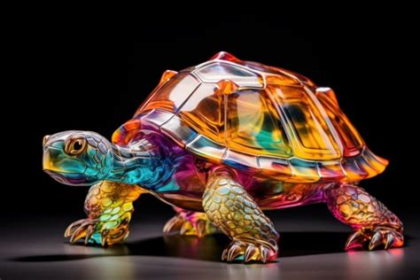 Precious Crystal Turtle Generate Ai