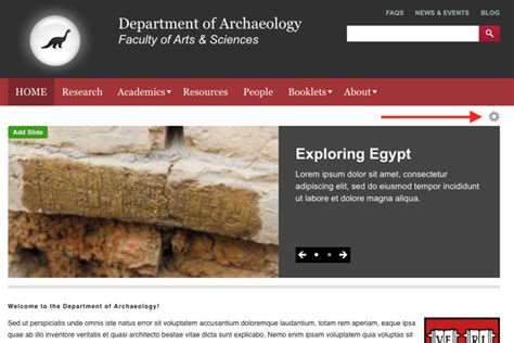 Administrative Interfaces Openscholar Documentation