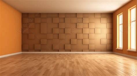 놀라운 3d 렌더링 세련된 나무 바닥과 갈색 벽 배경을 갖춘 넓은 빈 방 갈색 방 배경 놀라 배경 빈 벽 배경 이미지 Hd 갈색 방 놀라 빈 벽 배경 사진 무료