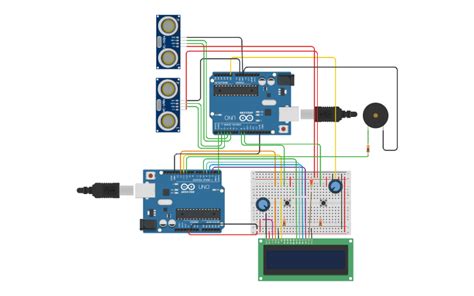 Circuit Design Copy Of Analog Serial Lcd 2 Arduinos Tinkercad