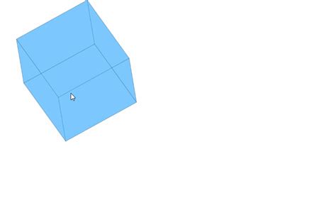 Canvas实现3d效果 可旋转的立方体 Csdn博客