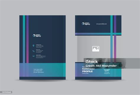 Desain Sampul Brosur Bisnis Atau Laporan Tahunan Dan Sampul Profil Perusahaan Atau Sampul Buklet