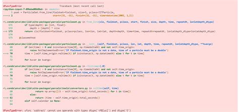 Problem With Globcurrent Dataset Substract Cannot Use Operands With