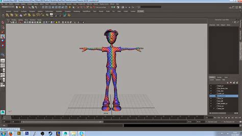 Ant Faulkner Maya Character UV S And UV Maps Complete