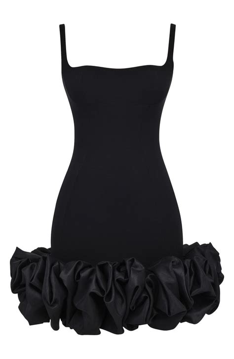 House Of Cb Lilou Ruffle Square Neck Minidress Nordstrom Ruffles Fashion Mini Dress Fashion