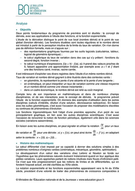 Programme ère Spé Math Python Lycée