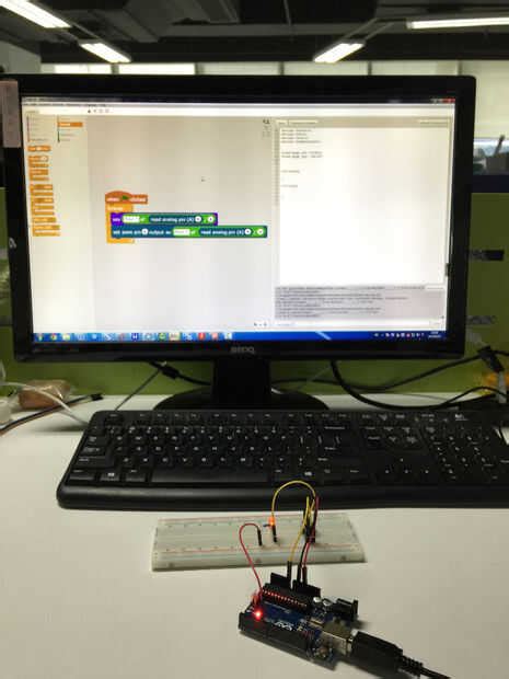 Cómo Utilizar Mblock Software Para Control De Tablero De Arduino Uno Potenciómetro Con Luz Led