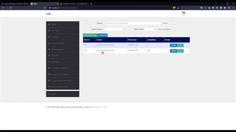 Library Management System With Qr Code Attendance And Auto Generate