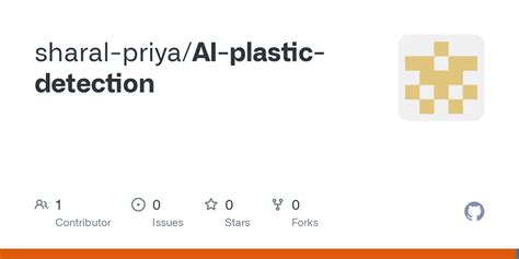 Github Sharal Priya Ai Plastic Detection