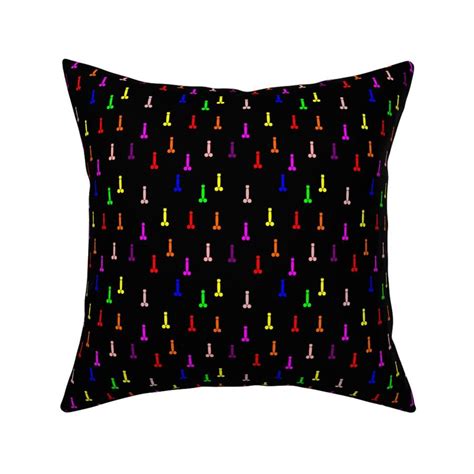 Rainbow Dildo Fabric Spoonflower