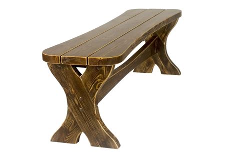 Лавка из массива сосны. Модель: "Уют 2500"