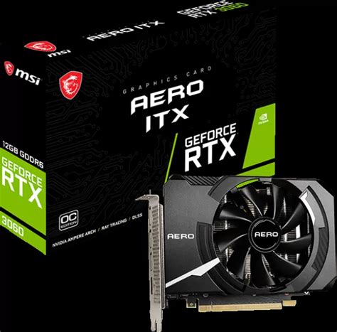 Msi Geforce Rtx 3060 Aero Oc 12go Mini Itx