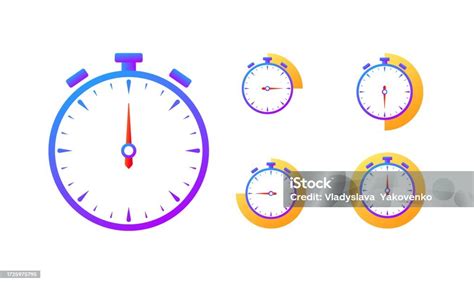 스톱워치 아이콘입니다 플랫 퍼플 스톱워치의 시간 스톱워치 아이콘 벡터 아이콘 모래에 대한 스톡 벡터 아트 및 기타 이미지 모래 벽 시계 아이콘 Istock