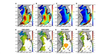 A D Vectors Of Depth Averaged Tidal Energy Flux For M 2 S 2 K 1