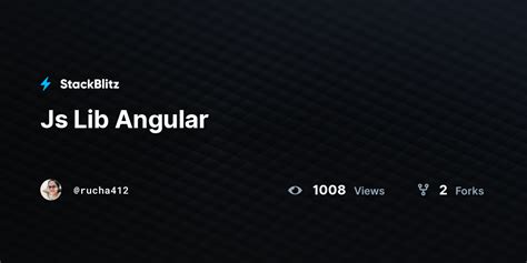 Js Lib Angular Stackblitz