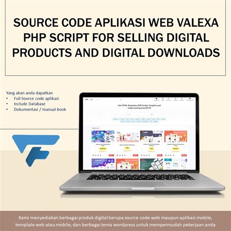 Jual Source Code Aplikasi Web Valexa Php Script For Selling Digital Products And Digital