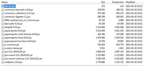 Jar Jasper Reports Package Netsfjasperreportsengine Does Not Exist Exception In