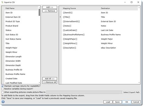 Exporting To A Comma Separated Values File