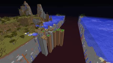 So I Came Across This Chunk Error That Split The World Rminecraft
