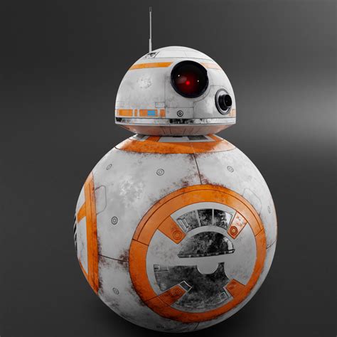 Bb8 3d Model 129 3ds Dae Fbx Obj Blend Free3d