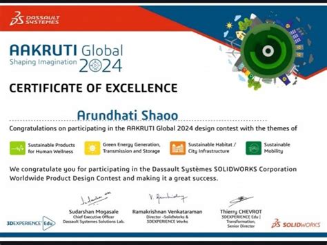 Aakrutiglobal2024 Dassaultsystèmessystèmes Solidworks Sustainabledesign Windturbine