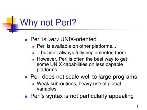 Ppt Perl Tutorial Powerpoint Presentation Free Download Id1253086