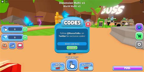 Roblox Tapping Gods Codes September