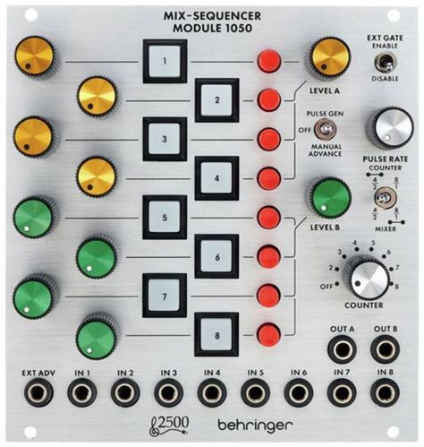 Behringer Mix Sequencer Module 1050 8 канальный модуль секвенсор микшер