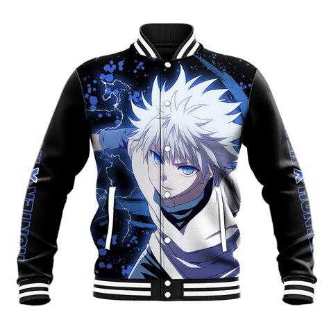 Killua Zoldyck Baseball Jacket Hunter X Hunter Ts04 Hearthtops Store