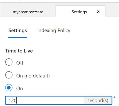 control retention of items using ttl in azure cosmos db