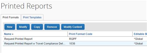 Solved Printed Reports Requests Modify Sap Concur Community