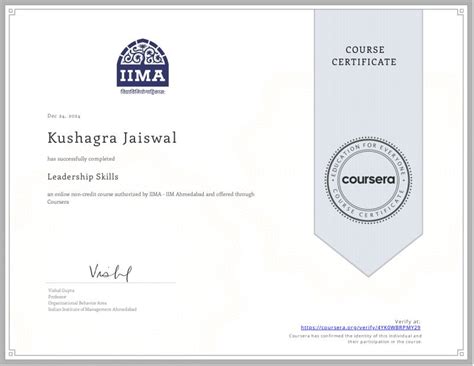 Kushagra Jaiswal On Linkedin Im Happy To Share That Ive Obtained A
