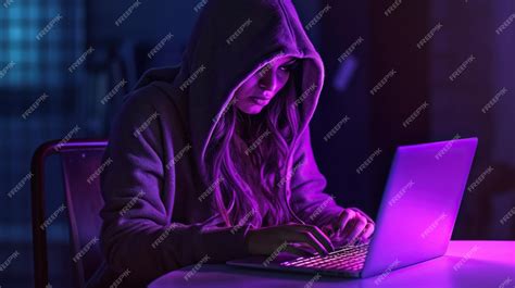 Premium Ai Image Black Hat Hacking Hacker Hacking Computer Hacker