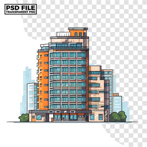 Modern City Building Architectural Design And Urban Landscape Premium Ai Generated Psd