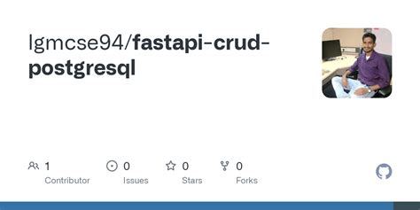github lgmcse94 fastapi crud postgresql