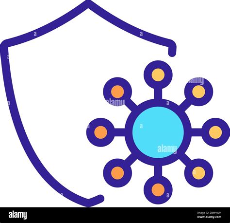 Firewall Antivirus Icon Vector Outline Illustration Stock Vector Image Art Alamy