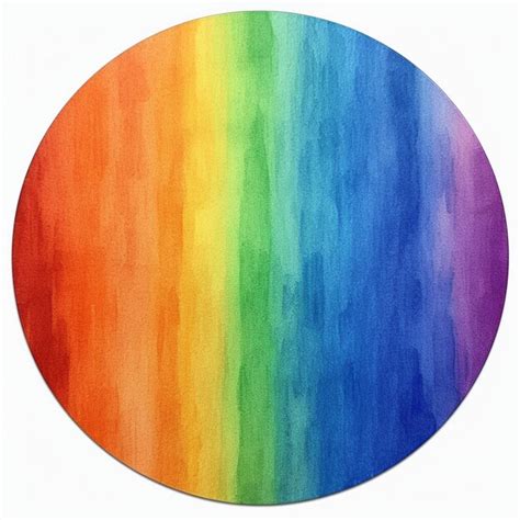 Premium Photo A Rainbow Circle With A Rainbow Colored Circle In The Middle