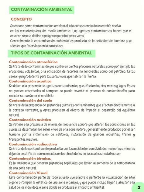 Turismo Y Medio Ambiente Pdf Contaminación Residuos