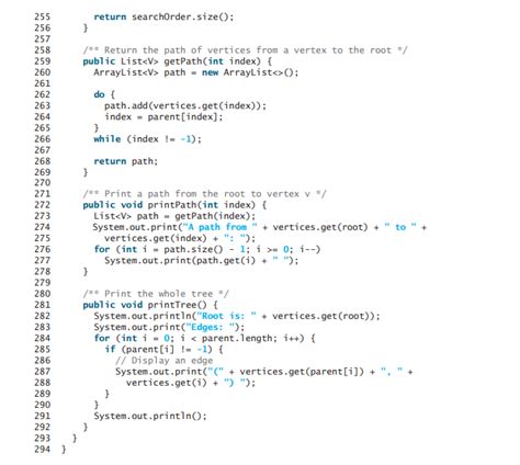 Solved In Java Please And Comments Included Implement Depth
