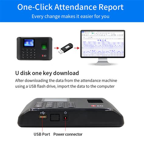 Rfid Attendance System Biometric Fingerprint Time Attendance Usb Office Check In Realand Time