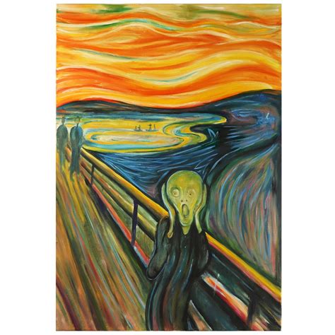 Krzyk Edvard Munch Obraz Malowany Reprodukcja 11770119708 Oficjalne Archiwum Allegro