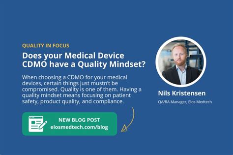 Elos Medtech On Linkedin Medicaldevices Medtech Cdmo Qualityinmedtech