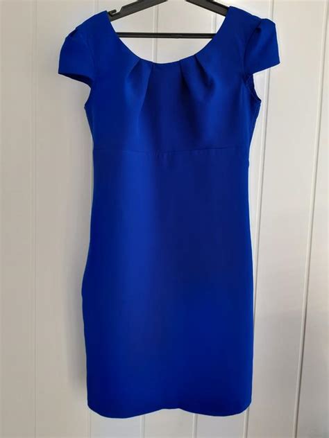 Синє плаття по фігурі — ціна 150 грн у каталозі Короткі сукні Купити жіночі речі за доступною