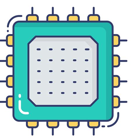 Cpu Chip Processor Technology Icon Download On Iconfinder