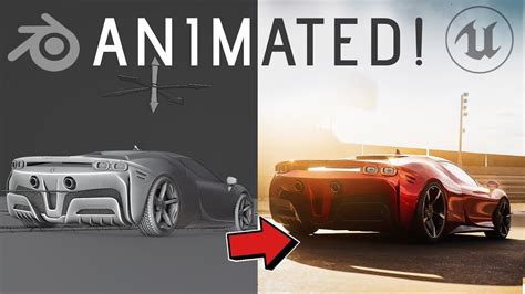 Tutorial Exporting Animated Cars To Unreal 5 Launch Control Youtube