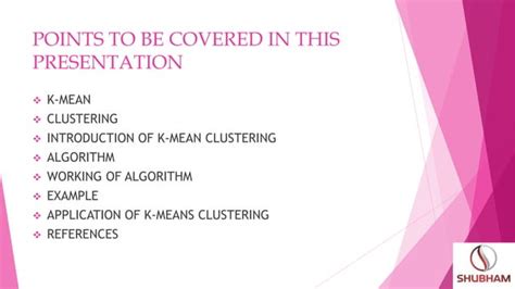 K MEANS CLUSTERING PPTX Computing Technology Computing