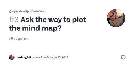 Ask The Way To Plot The Mind Map Issue 3 Graykode Nlp Roadmap