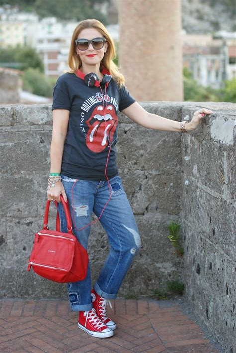 I Love Musicand Red Red Converse Outfit Outfits Tenis Casual
